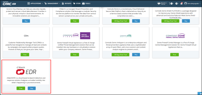Comodo EDR Purchase Licenses, Malware Detection, Comodo Endpoint Detection and Response